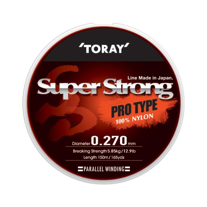 Nylon angelschnur Toray Super Strong 150m TRANSPARENT #0.315