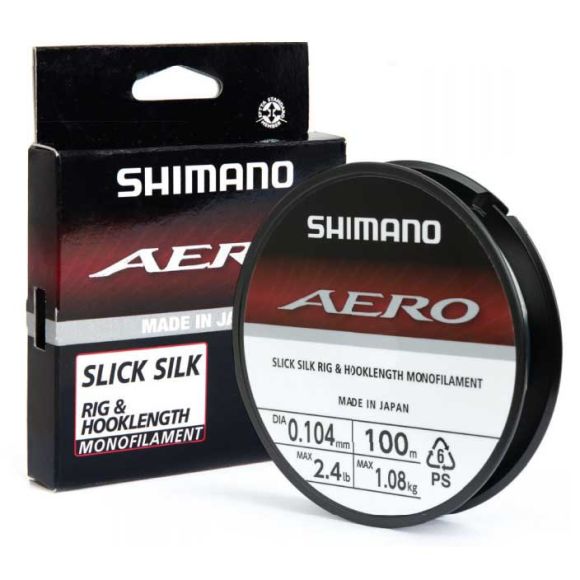 Nylon angelschnur Shimano Aero Slick Silk - 100m 0.104mm 1.08kg Clear