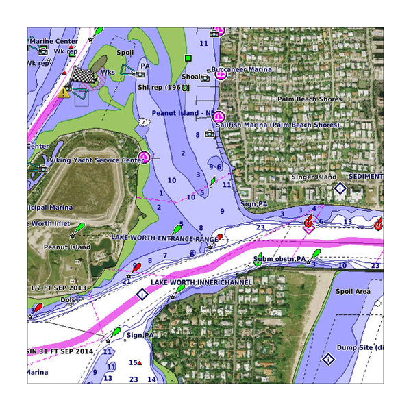 Seekarte Garmin Bluechart G2 Vision Large