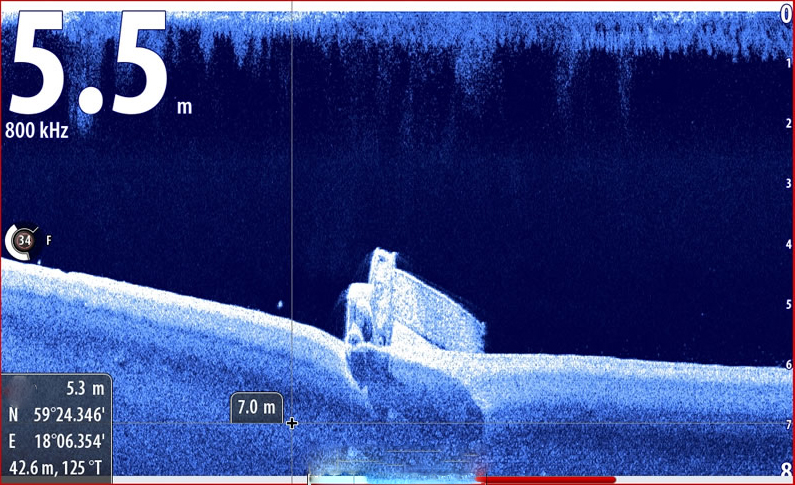 GPS-Echolot Simrad GO12 XSE + Active Imaging 3 in 1 Geber