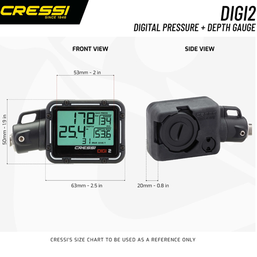 Digitale konsole Cressi Digi 2 - Nootica.de - Ihr wassersport-handel